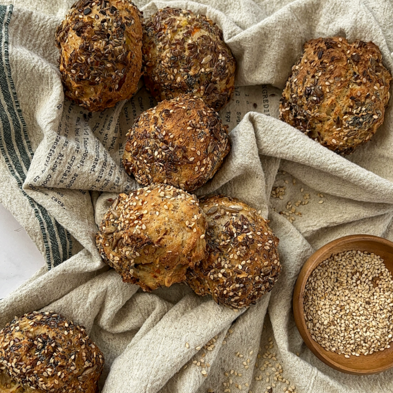 Bollos de pan sin amasar - La Soleta Arte en Cocina
