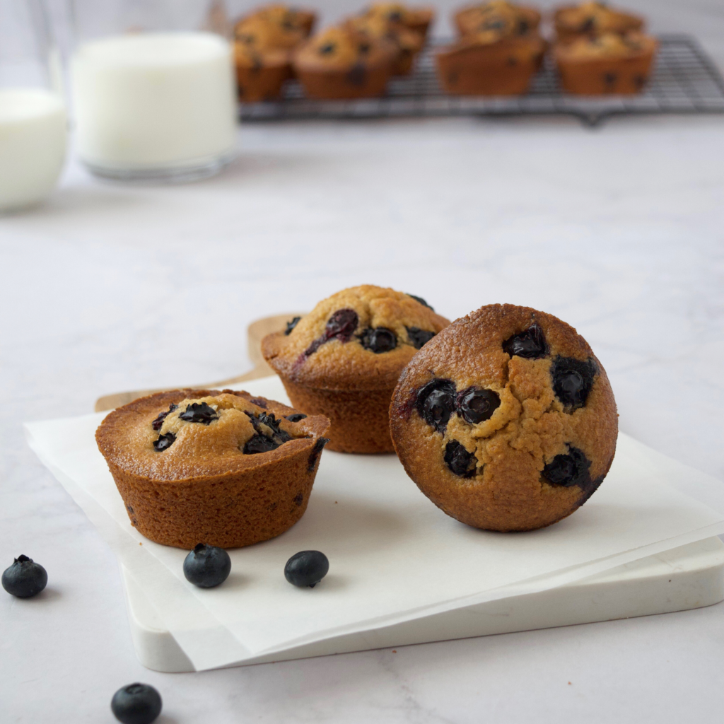Muffins de avena y blueberries - La Soleta Arte en Cocina