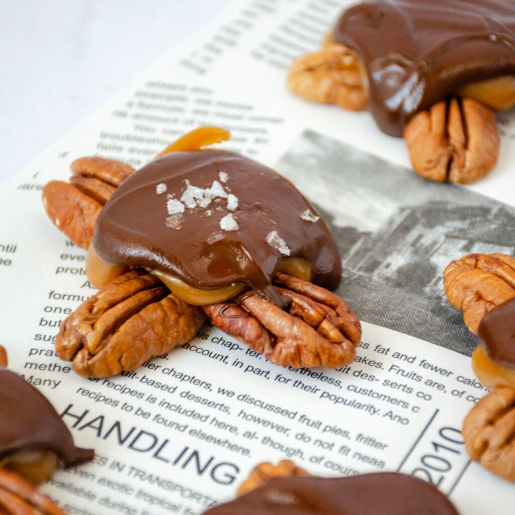 Tortugas de Chocolate y caramelo - La Soleta Arte en Cocina