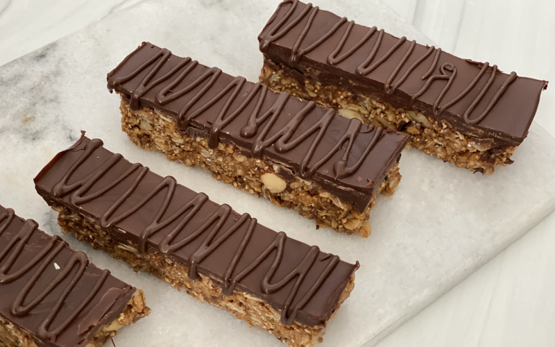 No Bake Granola And Peanut Butter Bars La Soleta Arte En Cocina